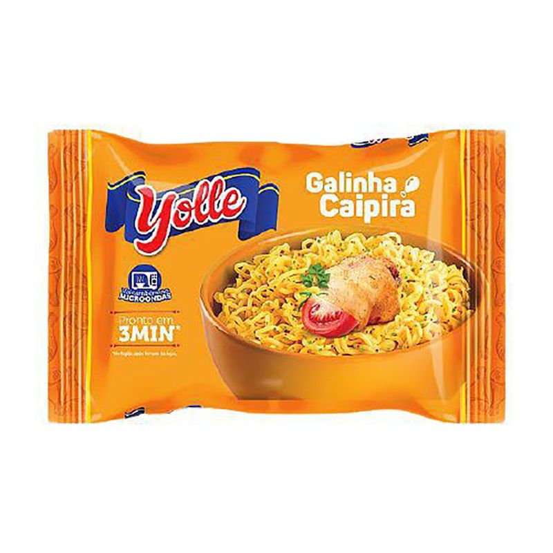 Macarrão Instantâneo Galinha Caipira Yolle 63g Macarrão Instantâneo Galinha Caipira Yolle 63g